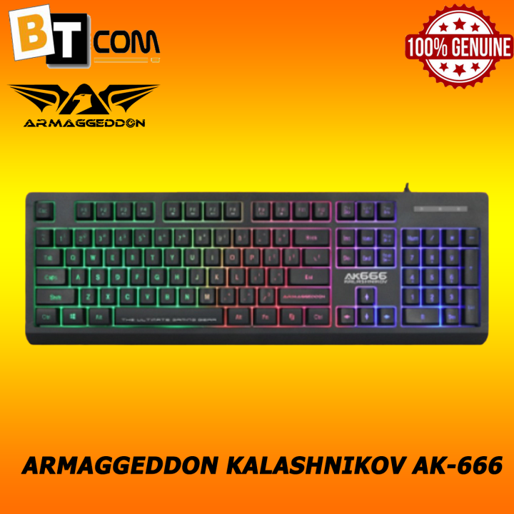 Armaggeddon Kalashnikov AK-666 Wired Gaming Keyboard | Lazada