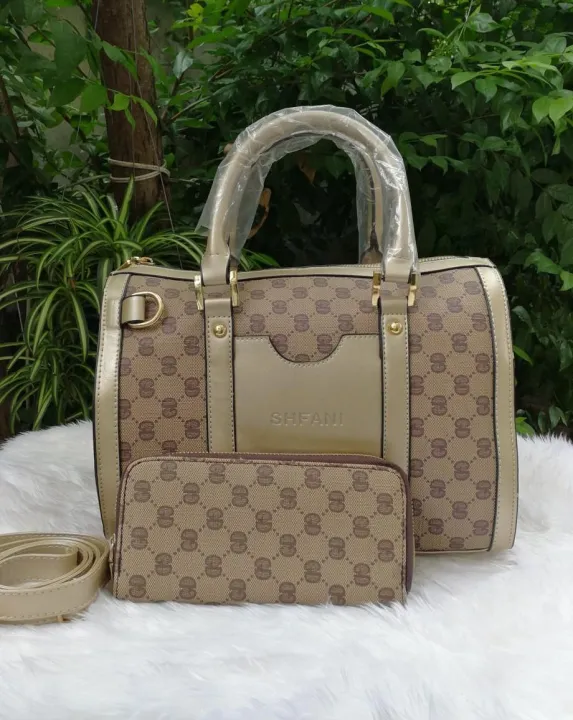 FA-035 กระเป๋าแฟชั่นทรงหมอน+กระเป๋าสตางค์ใบยาว สวยๆๆ | Lazada.co.th