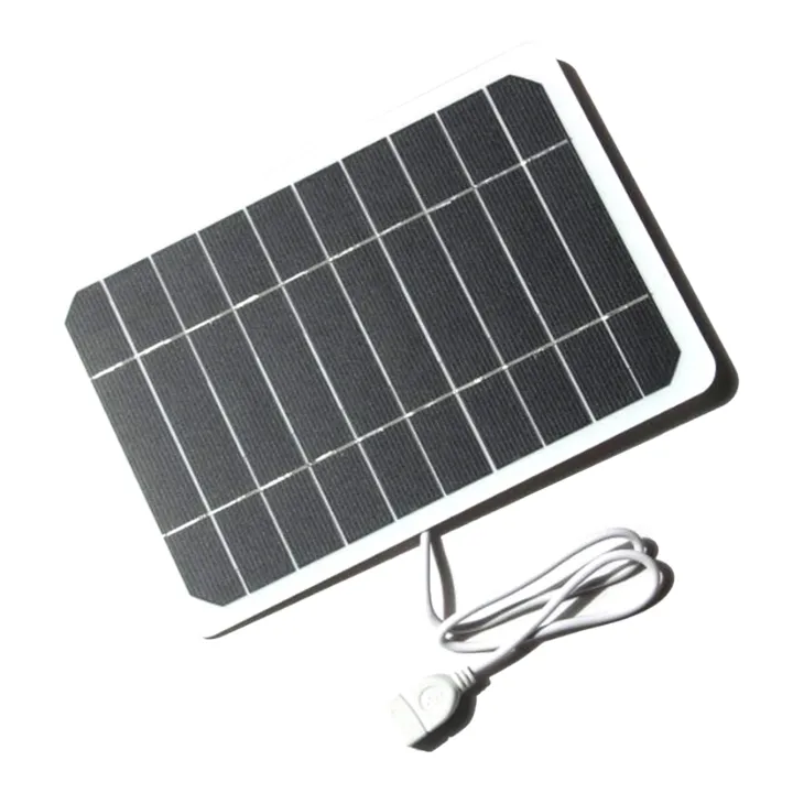 5W/2W 5V Small Solar Panel with USB DIY Monocrystalline Silicon Solar ...