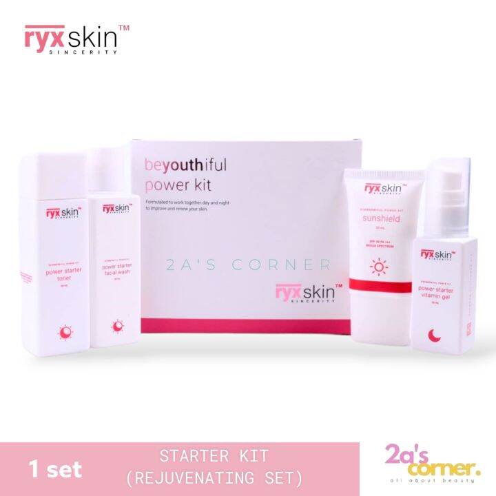 Ryx Skin Power Kit | Rejuvenating Set | RyxSkin Starter Kit | Lazada PH