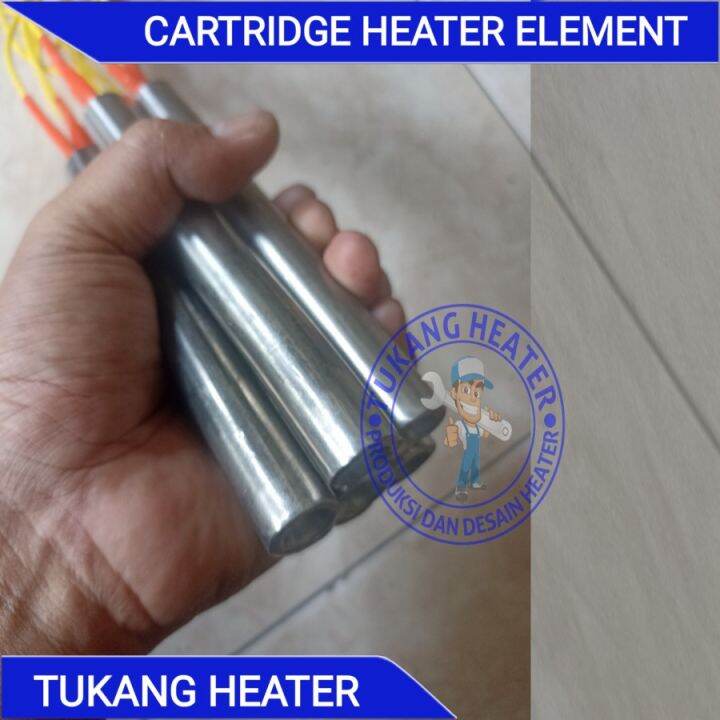 Cartridge Heater Ø Pipa 19 mm x Panjang 150 mm x 220 Volt x 450 Watt ...