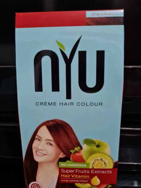 Nyu Creme Hair Colour Cherry Red / Semir Rambut / Pewarna Rambut ...