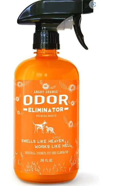 ANGRY ORANGE Ready-to-Use Citrus Pet Odor Eliminator Pet Spray - Urine ...