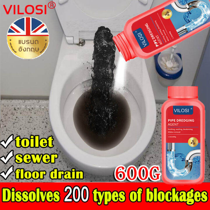 VILOSI Drainage Clogged Remover(ORIGINAL) Powerful Clog Remover Pipe ...