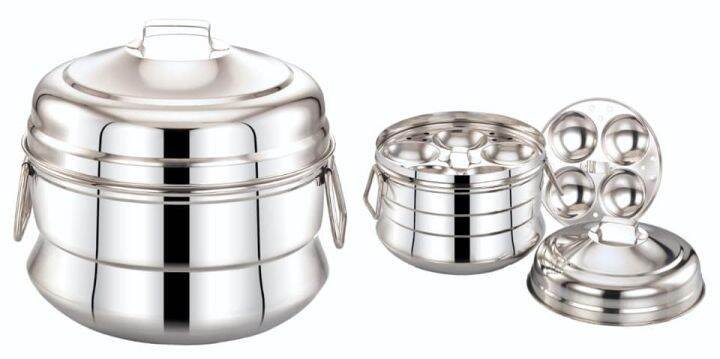 Diamond Idly Pot (Panai) (Extra Deep 9/12/18 Idly) - Gas & Induction ...