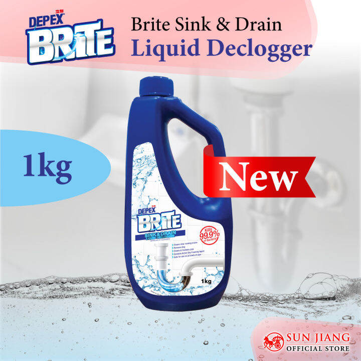 Depex Brite Sink & Drain Liquid Declogger - 1kg | Lazada