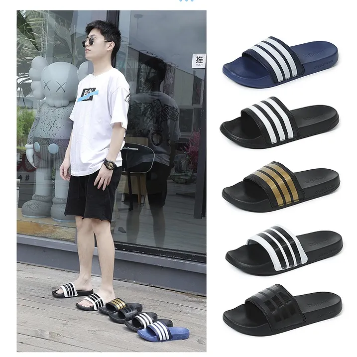 ♦adidas slip on slippers for mens with sponge☼ | Lazada PH