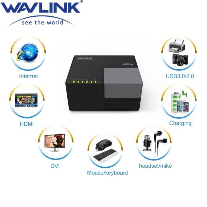 Wavlink Docking Station USB Type C Hub Displaylink External Full HD ...