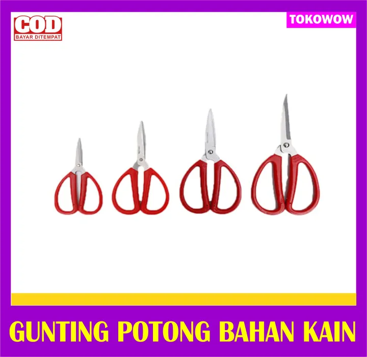 Gunting Potong Bahan Kain Gunting Kodok Gunting Potong Seng Kertas ...