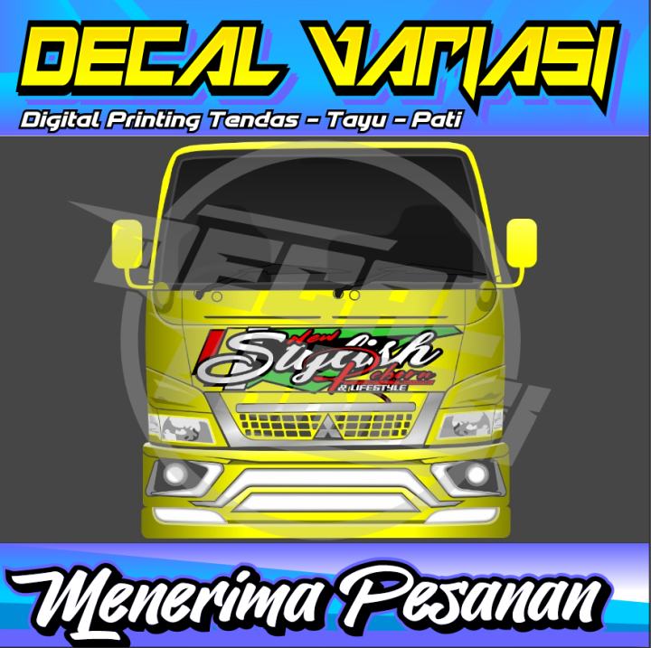 STIKER KABIN DEPAN TRUK CANTER-STIKER DECAL-STIKER NEW STAYLIS-STIKER ... STIKER KABIN DEPAN TRUK CANTER-STIKER DECAL-STIKER NEW STAYLIS-STIKER ...