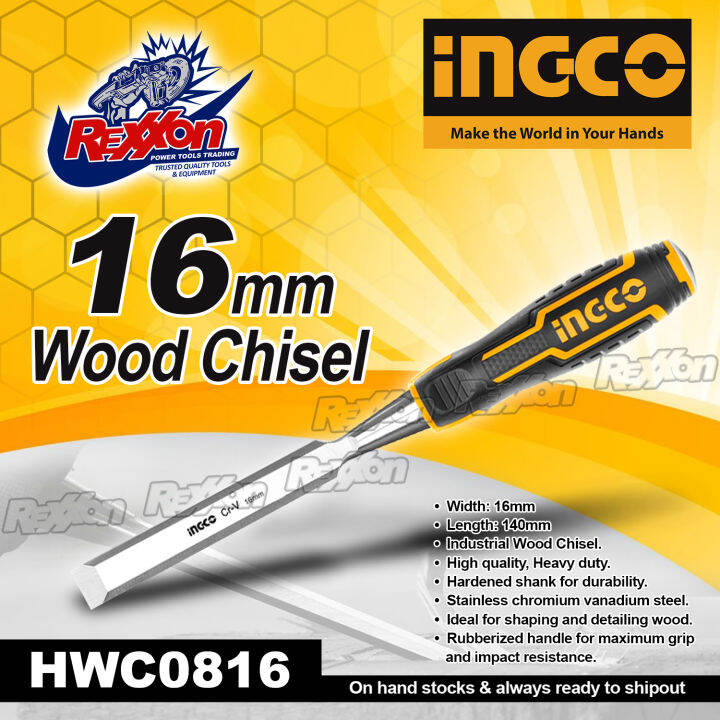 INGCO INDUSTRIAL 16mm 5/8" Wood Chisel HWC0816 Rexxon Power Tools ...
