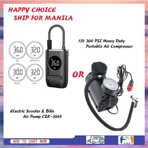 CZK-3668 Portable Tire Inflator Electric Wireless Air Compressor Car ...