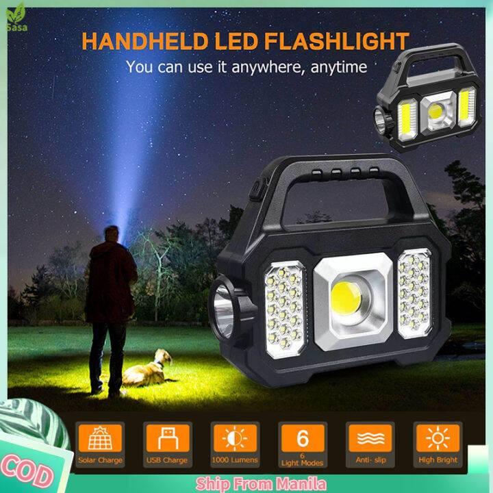 Multi-functional Searchlight Super Emergency Bright Solar LED Camping ...