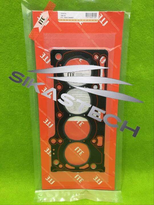 CYLINDER HEAD PACKING GASKET DEKSEL PAKING KOP 4 SILINDER TOYOTA 1NR-VE ...