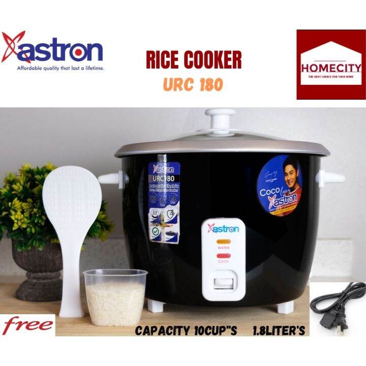【COD4】 ASTRON RICE COOKER URC 180 | Lazada PH