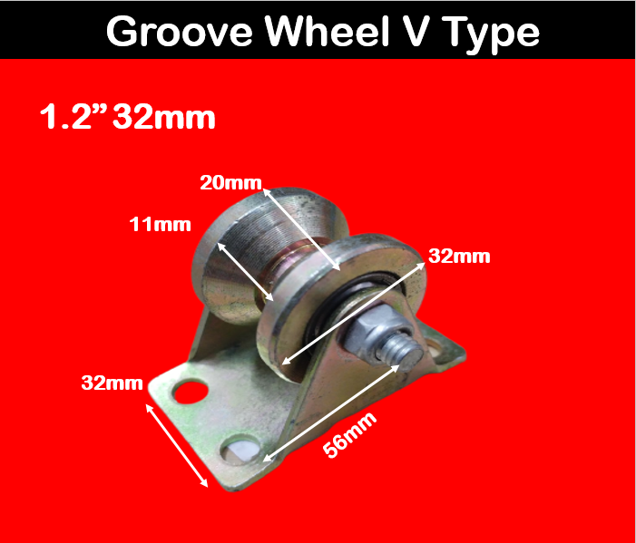 Toyu Heavy Duty Groove Wheel V Type | Lazada PH