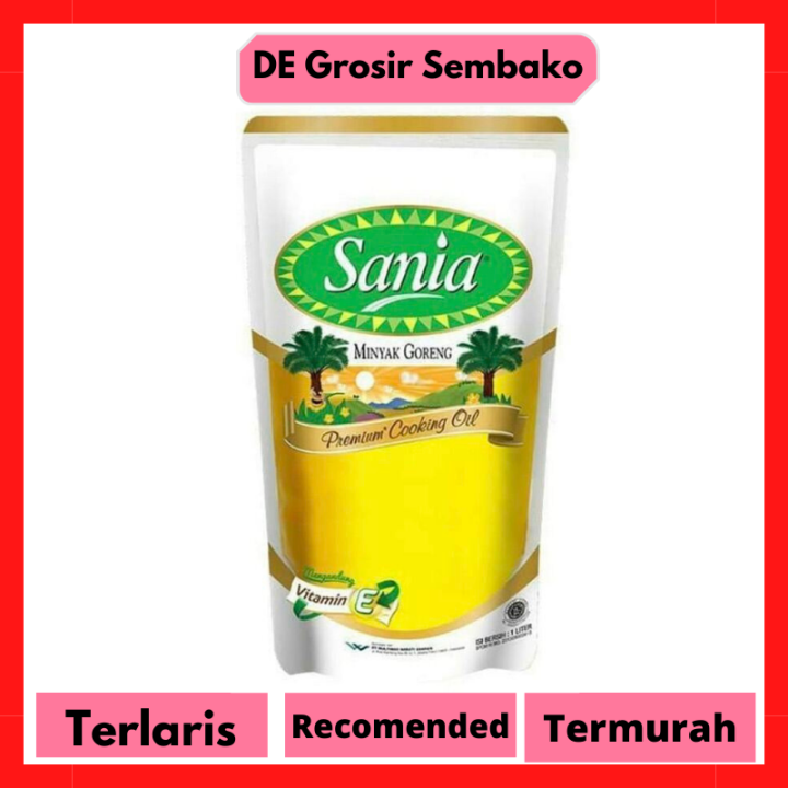 Sania Minyak Goreng Premium Cooking Oil Pouch 1 Liter | Lazada Indonesia
