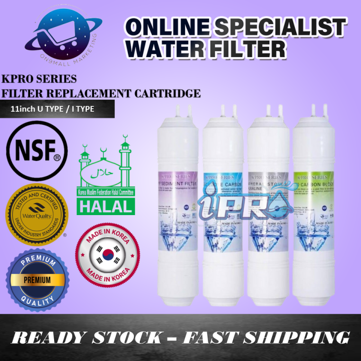 K PRO Alkaline Filter ( Korea ) - 4 pcs - 11" Replacement Water Filter ...