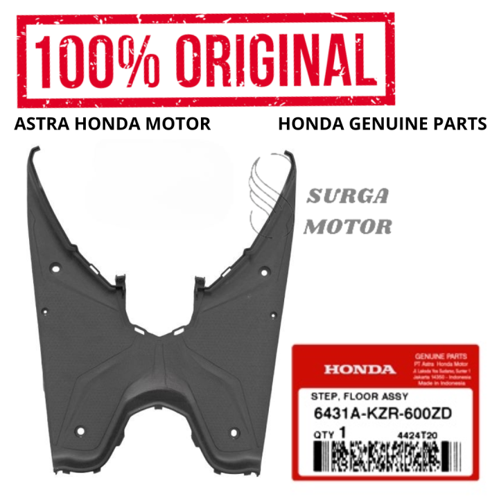 Cover Lantai Atas Step Floor Pijakan Kaki Vario 125 Old Original Honda AHM 6431A-KZR-600ZD Deck ...