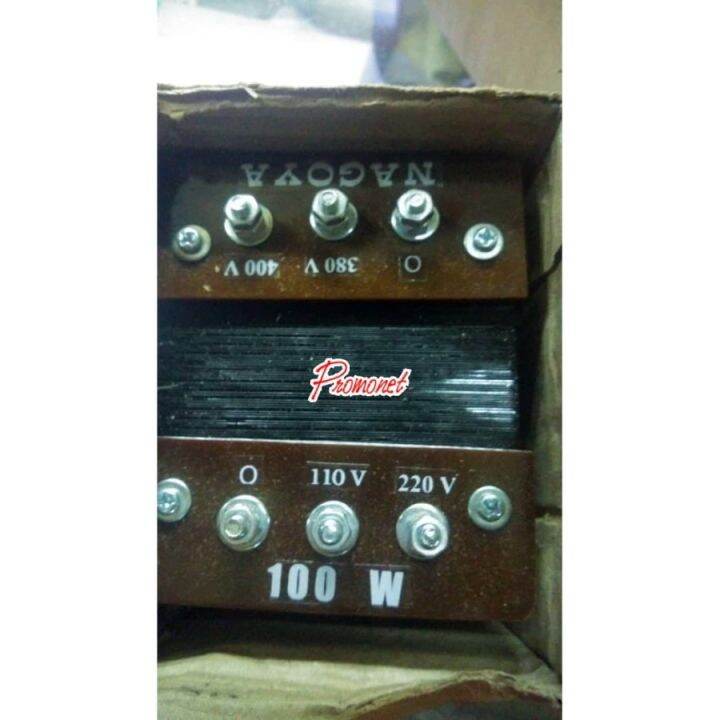 Travo Trafo STEP UP/ DOWN 400V/380V TO 220V/200V 100Watt 1 phase ...