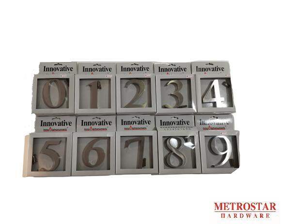 Stainless Steel Number - 4 Inch | Lazada