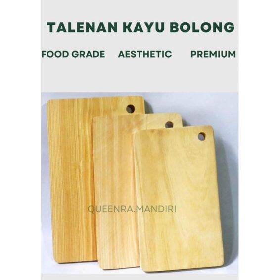 COD MURAH Talenan Kayu Bolong Ukuran Besar Talenan (Queenra Mandiri ...