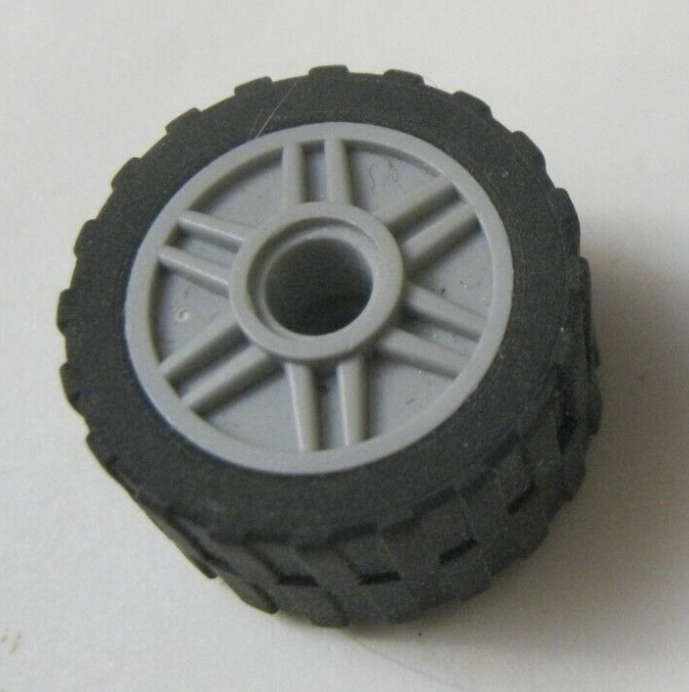 GENUINE LEGO Black Tire (89201) - 24 x 14 Shallow Tread and 55981 ...