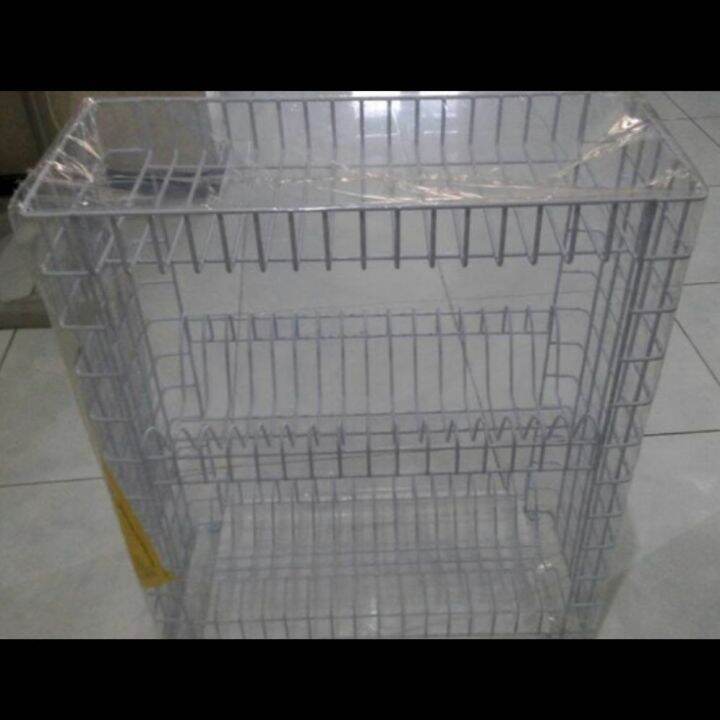 Rak Piring Gelas 3 susun B 30 ED + Tatakanmerk modeline | Lazada Indonesia