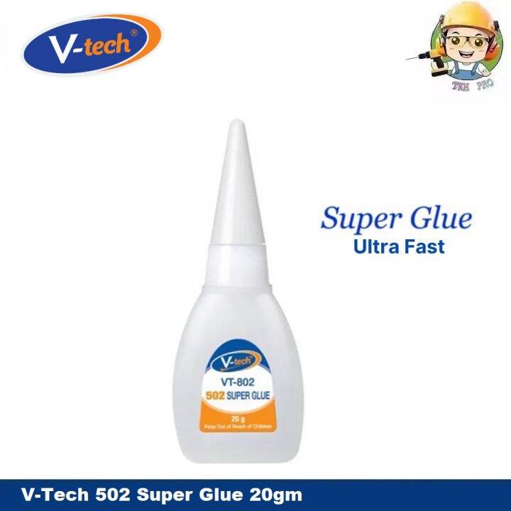 V-Tech 502 Super Glue 20gm (3 seconds glue) | Lazada