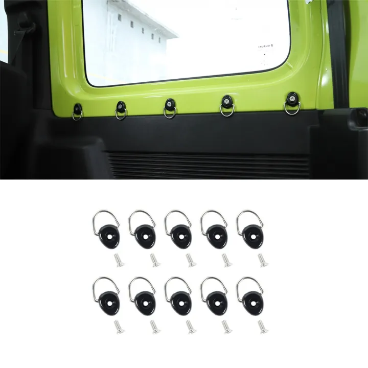 Tail Box Tie-Down D Pull Buckle Screw Hook for Suzuki Jimny 2019 2020 2021 2022 JB74 Car ...