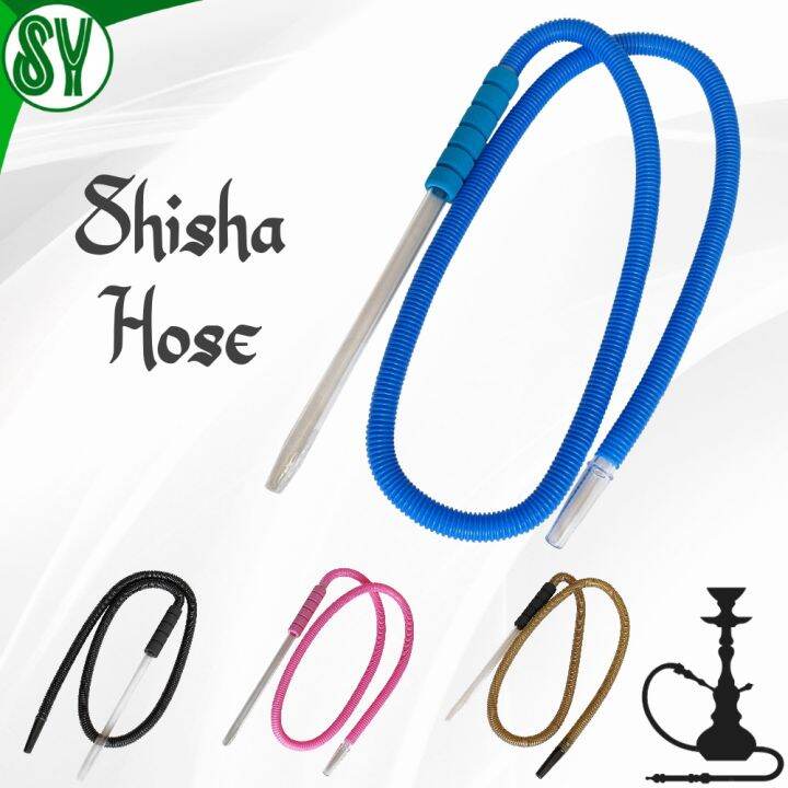 Shisha Hookah Hose Disposable Plastic with Sponge Handle Glass Tube ...