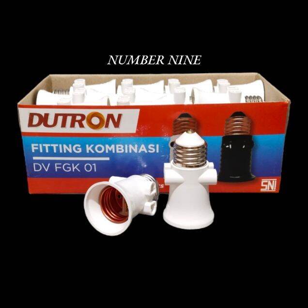 (Paket Isi 24) Dutron Fitting Lampu Kombinasi | Lazada Indonesia