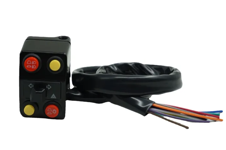 Kg-021 With Double Flash Modified Motorcycle Retro Steering Headlight ...