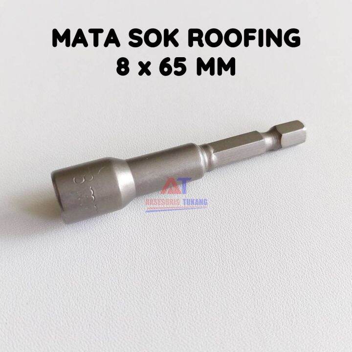 Mata Sok Roofing 8 x 65 mm Kunci Baut Baja Ringan Magnetic 8x65 mm Bor Hex Nut | Lazada Indonesia