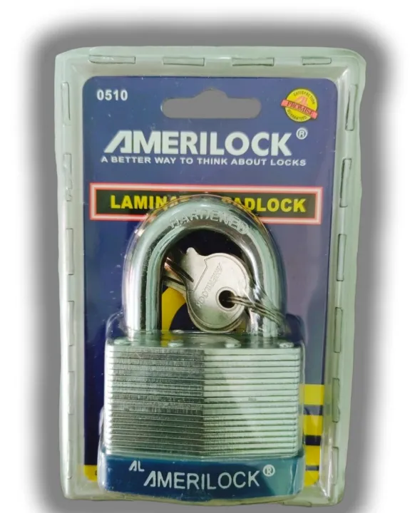 Amerilock Laminated Padlock Short Shackle 50mm | Lazada PH