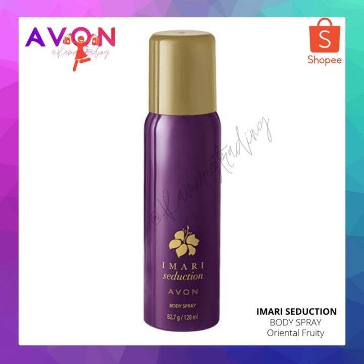 AVON IMARI SEDUCTION BODY SPRAY FARAWAY BODY SPRAY SWEET HONESTY BODY ...
