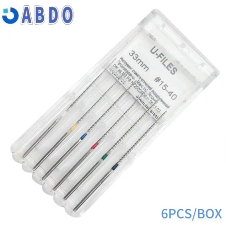 ทันตกรรม U Root C Endodontic Files สแตนเลส33มม. Ultrasonic File ...
