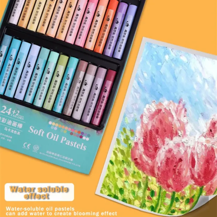 Kuelox Art Soft Oil Pastel/Crayon Macaron/Morandi/Artist Grade 12/24/36 ...