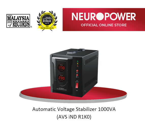 NEUROPOWER INDUSTRIAL AUTOMATIC VOLTAGE STABILIZER AVS-R / AVS-M 1000VA ...