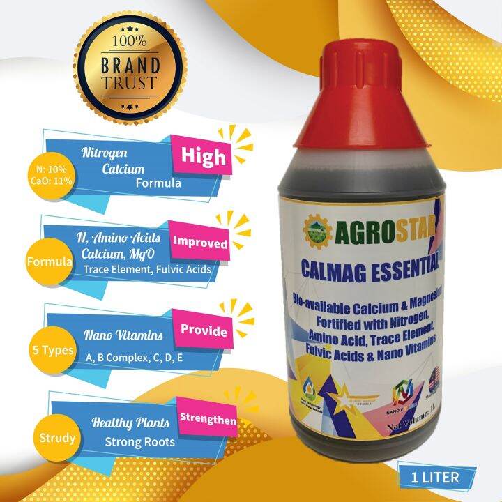 AGROSTAR - Calmag Essential 1L ( Latest Improved plant strengthen ...