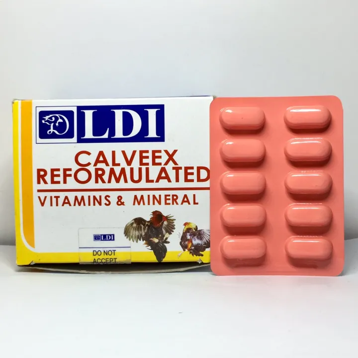 [SOUTH VET] 10 Capsule LDI Calveex Reformulated Vitamins and Minerals ...