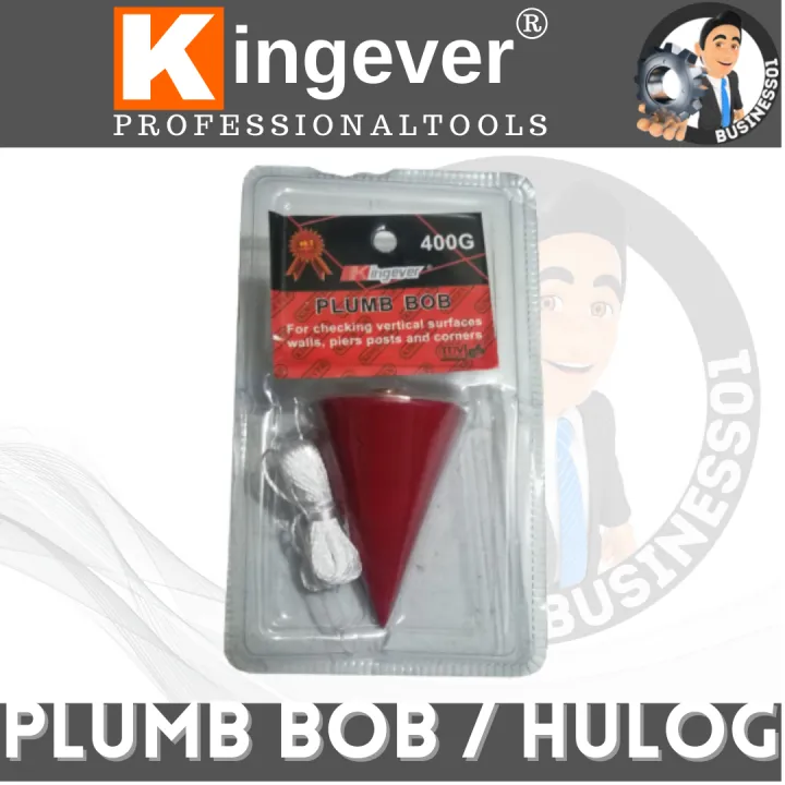 Plumb Bob 400G Red Comes With Nylon String Hulog Carpenters Tools Used ...