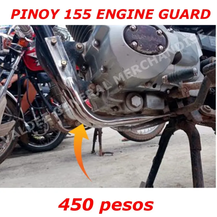 Motoposh Pinoy 155 Stainless Engine Guard, Engine Support | Lazada PH