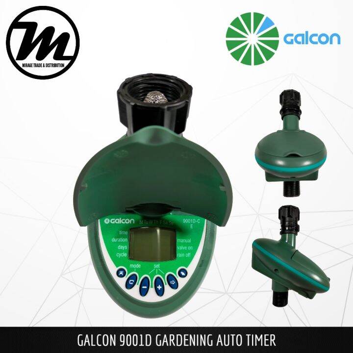 GALCON 9001D Gardening Auto Timer, with Programmable LCD Display | Lazada