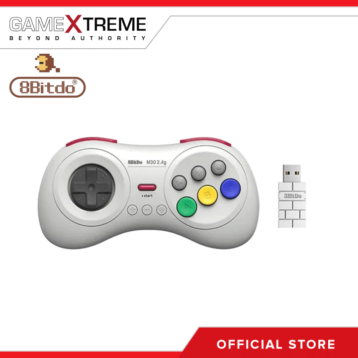 8Bitdo M30 2.4G Wireless Gamepad for The Original Genesis & Mega Drive ...