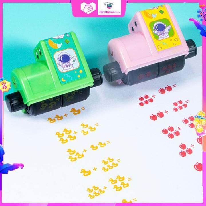 Digital Teaching Stamp Smart Math Roller Stamp Addition and Subtraction ...