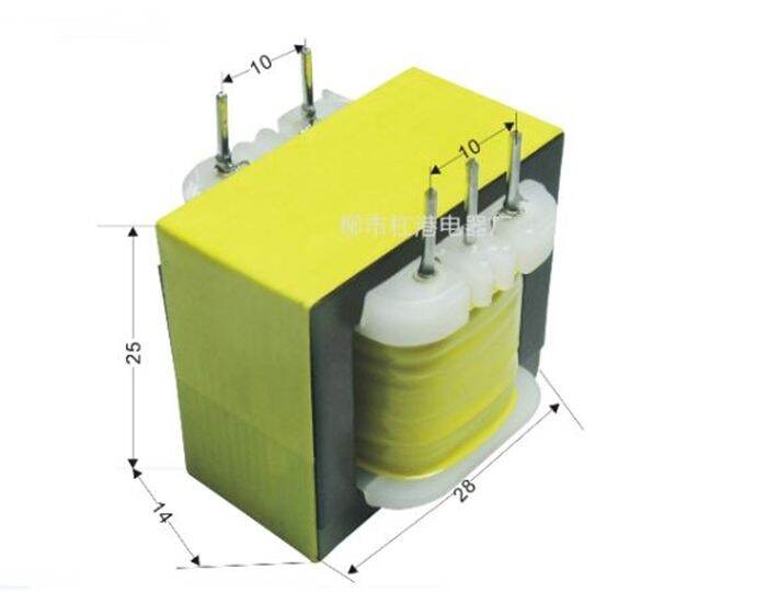 EI28 หม้อแปลง isolated feedback PCB pin transformer 220V 12V หม้อแปลง ...