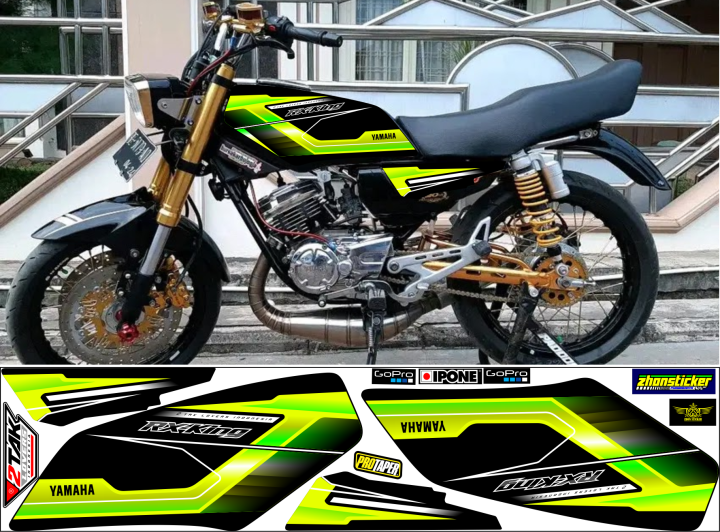 STICKER RX-KING VARIASI YAMAHA LIS BODI STRIPING RACING | Lazada Indonesia