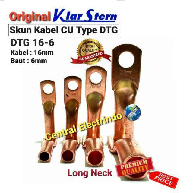 Skun Kabel CU DTG 16-6 Kabel 16mm Baut 6mm KlarStern. | Lazada Indonesia
