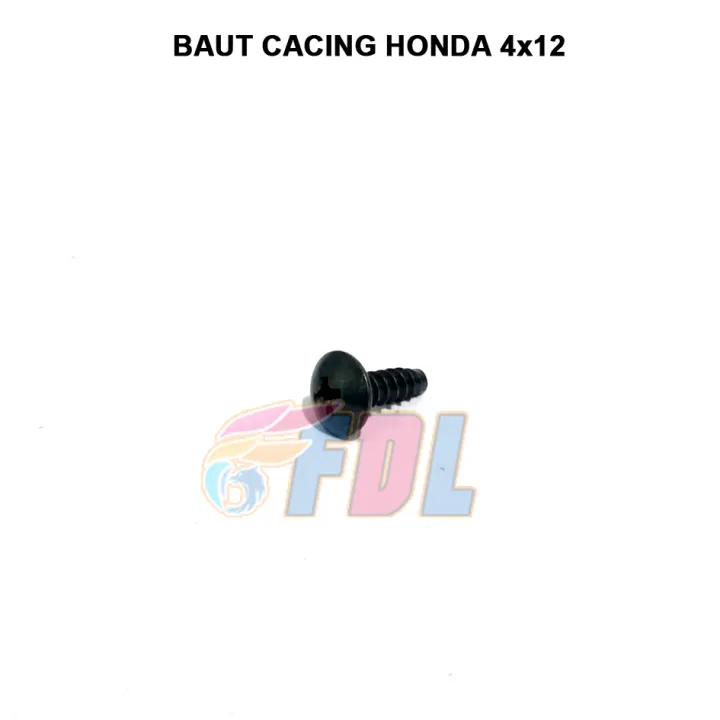 25 PCS Baut Cacing Honda 4x12/Baud Cover Body/Baut Body Honda/Matik ...